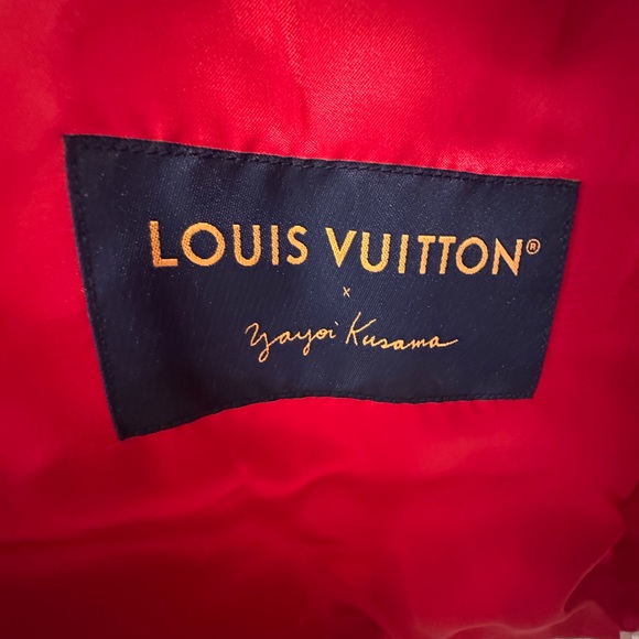 Louis Vuitton | Jackets & Coats | Louis Vuitton Red Varsity Jacket ...